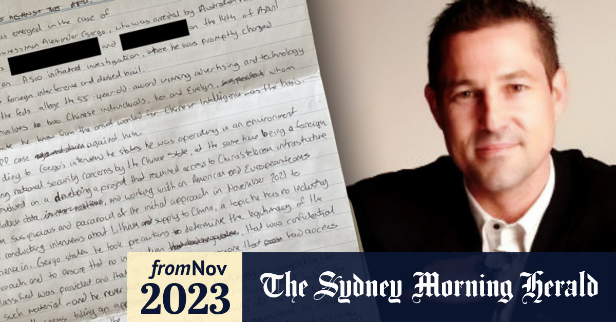 Alexander Csergo Alleged China Spy Speaks In Prison Diary 6765